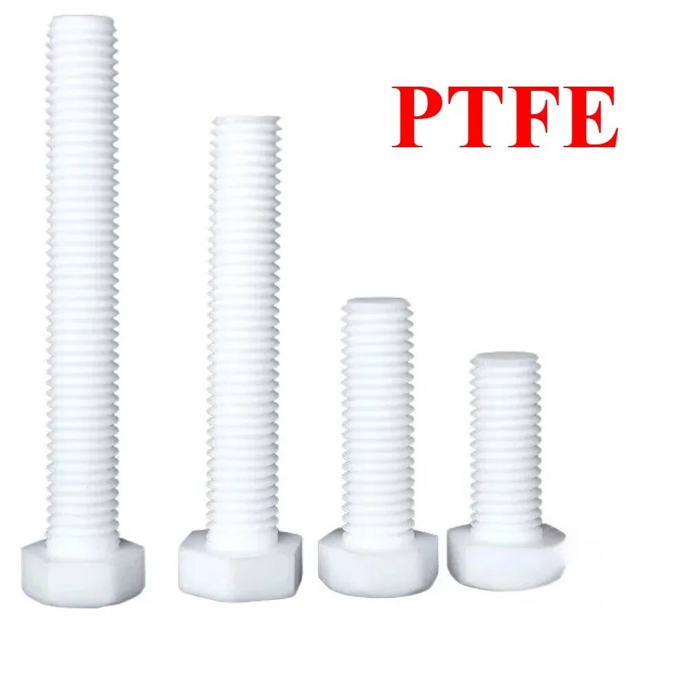 Винты с шестигранной головкой из птфэ M3/4/5/6/8/10/12/14/16 x 6-120 мм M5, 20mm