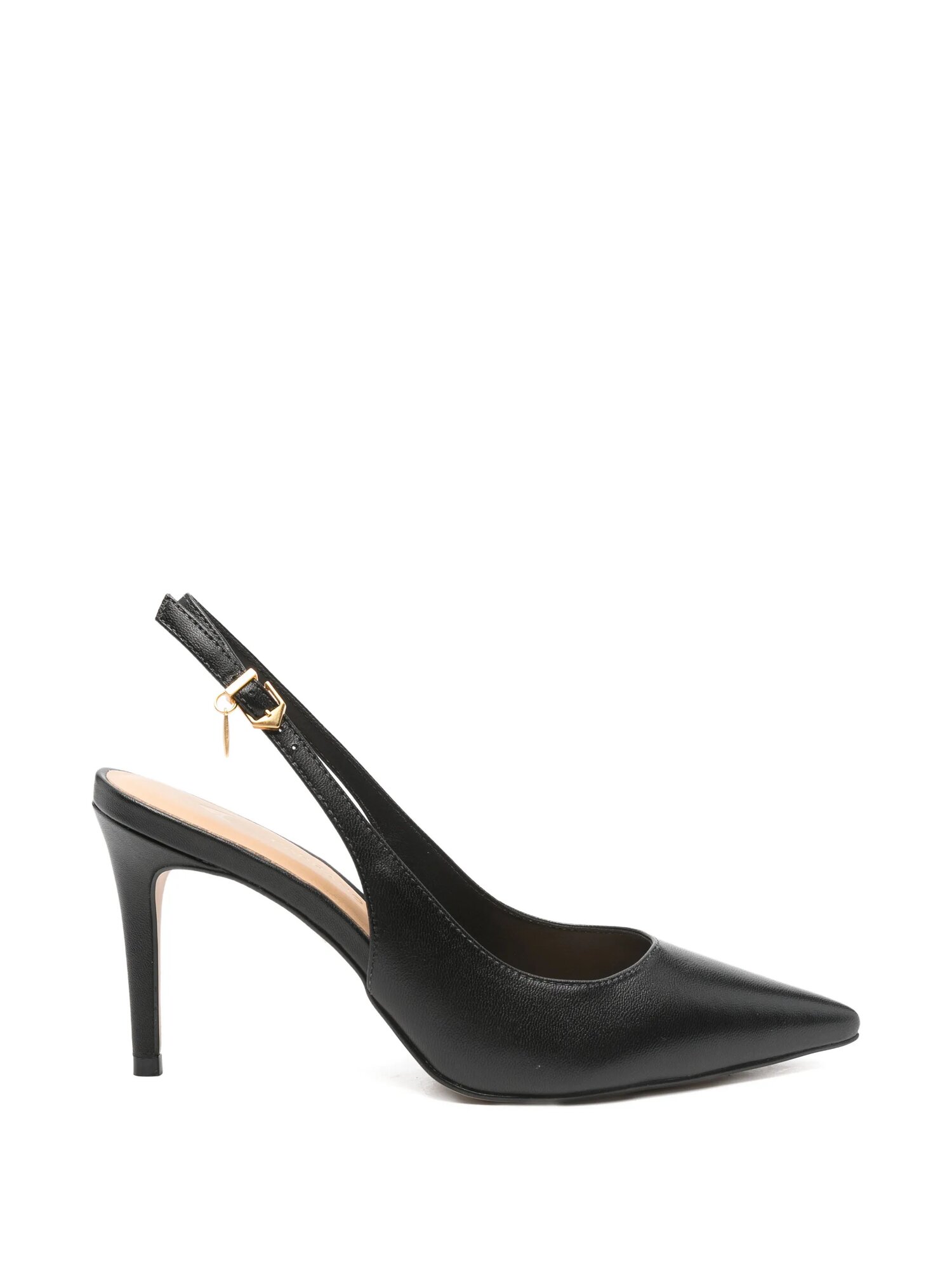 Туфли Carrano Point-toe slingback pumps, размер 38, black/black