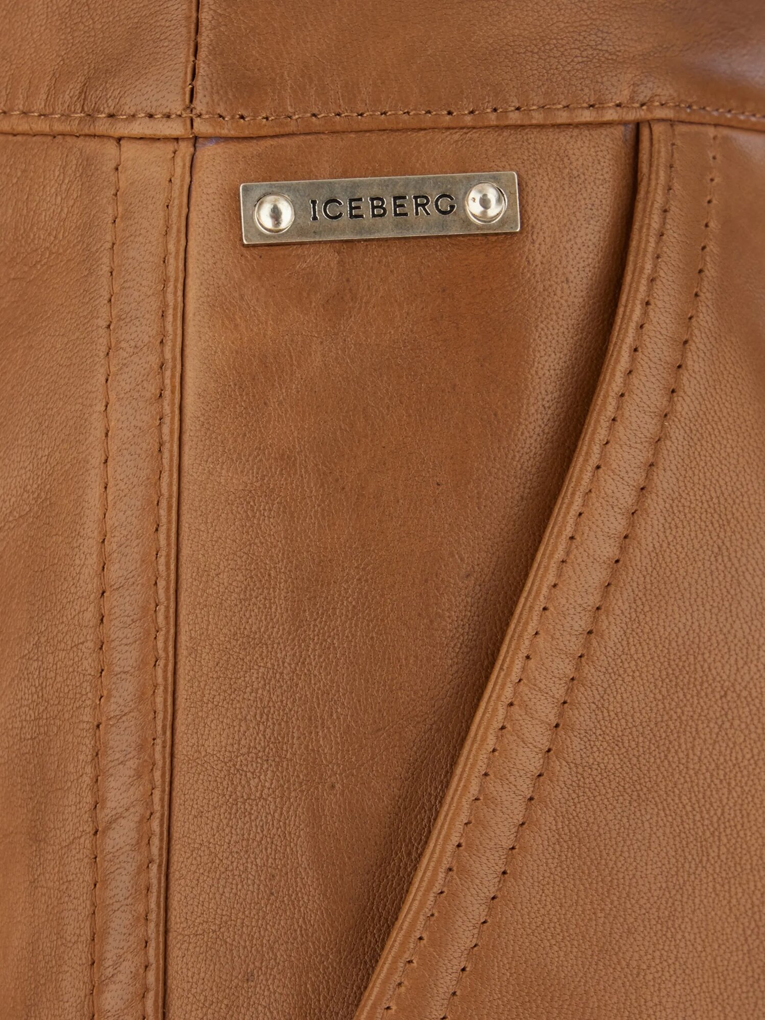 Юбка Iceberg Flared midi skirt, размер 40, brown — фото 1