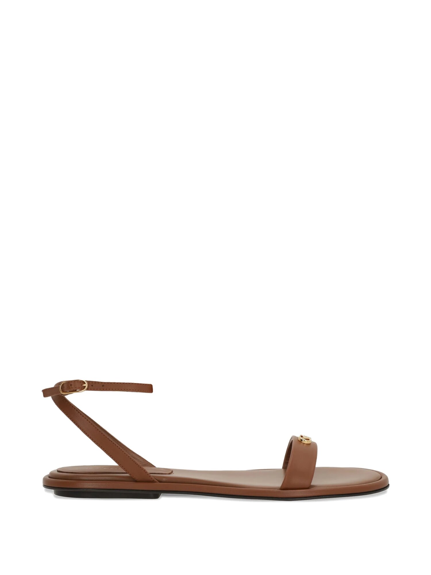 Босоножки Sergio Rossi Logo-detail round-toe sandals