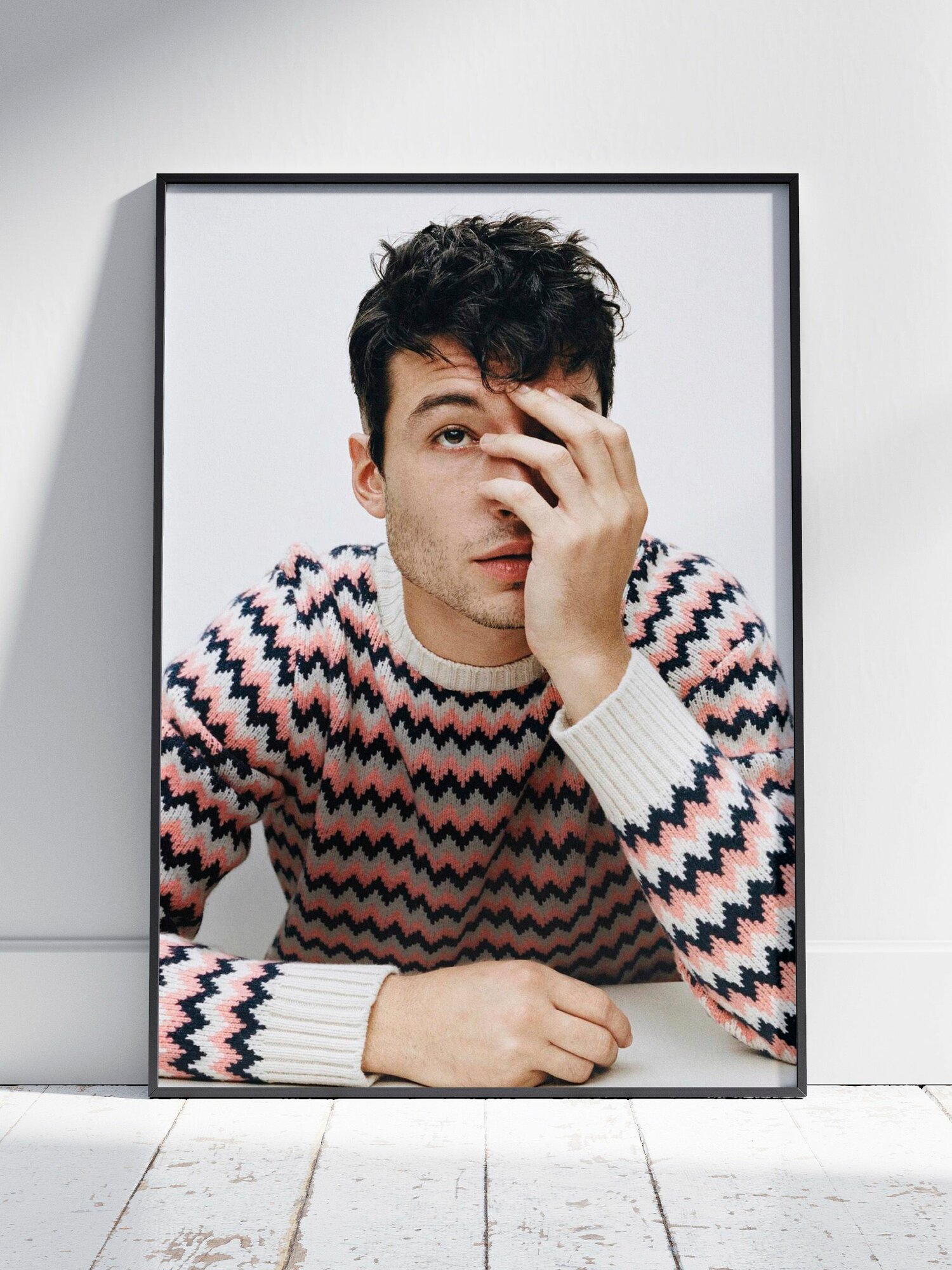 Плакат на стену для интерьера Эзра Миллер (Ezra Miller 10) - Постер по актеру фильма, кино, сериала формата A4 (21x30 см)