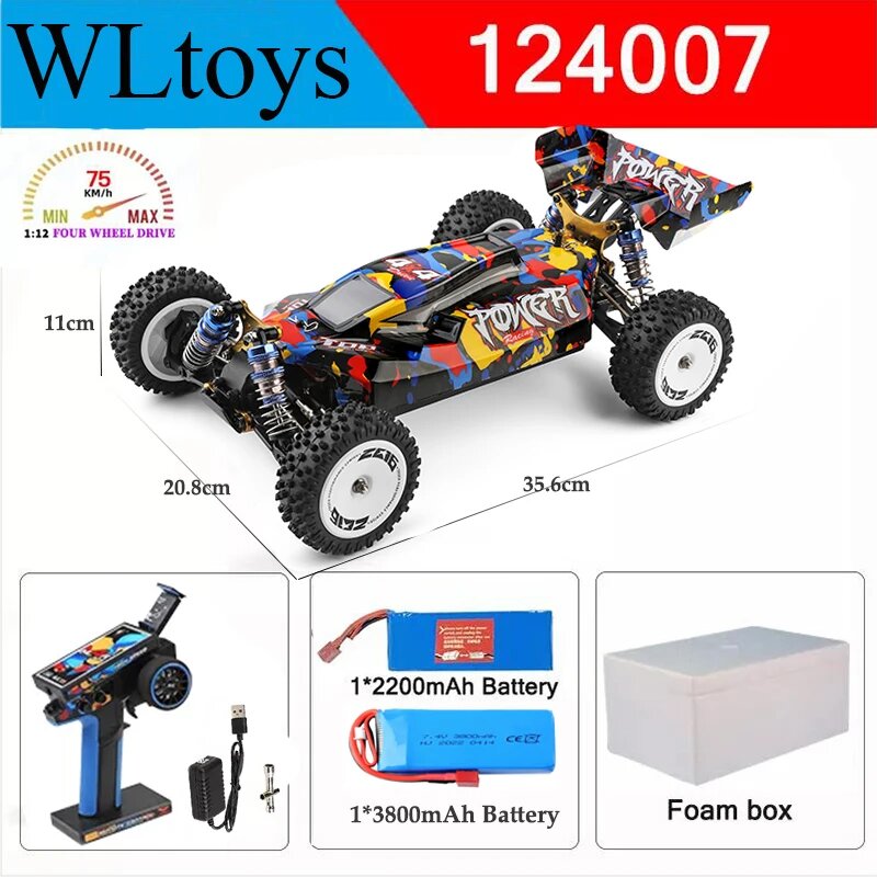 Wltoys 124007 Радиоуправляемая машина 2BS
