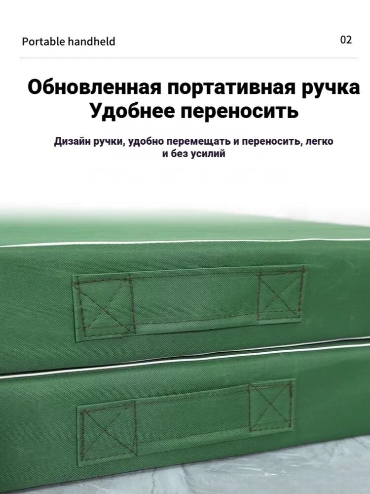 Спортивный мат "Мягкость и защита", Оксфорд, желтый, 180 см x 60 см — фото 1