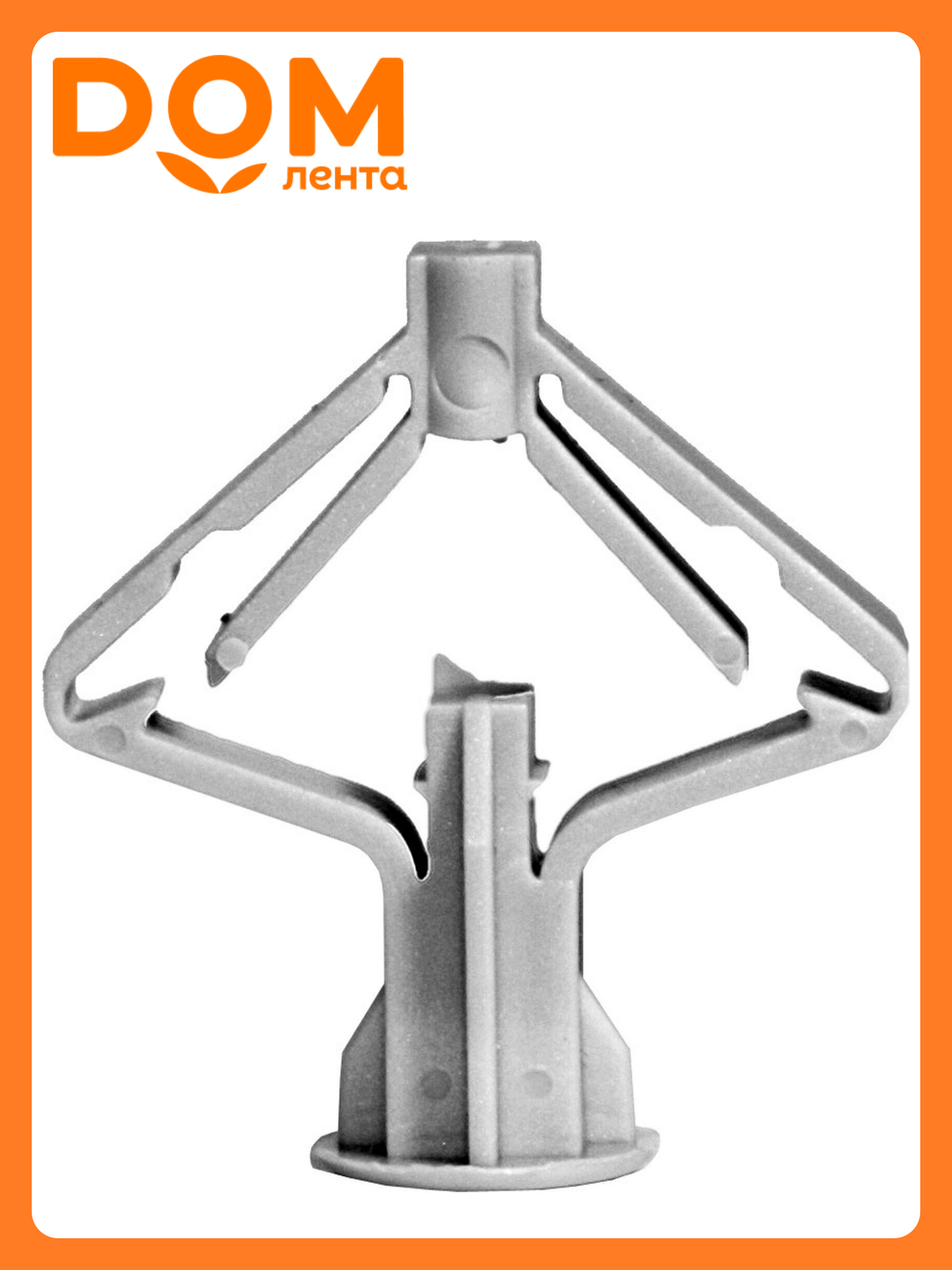 Дюбель Tech-KREP "Бабочка", для гипсокартона, полипропилен, 8x28 мм, 4 шт.