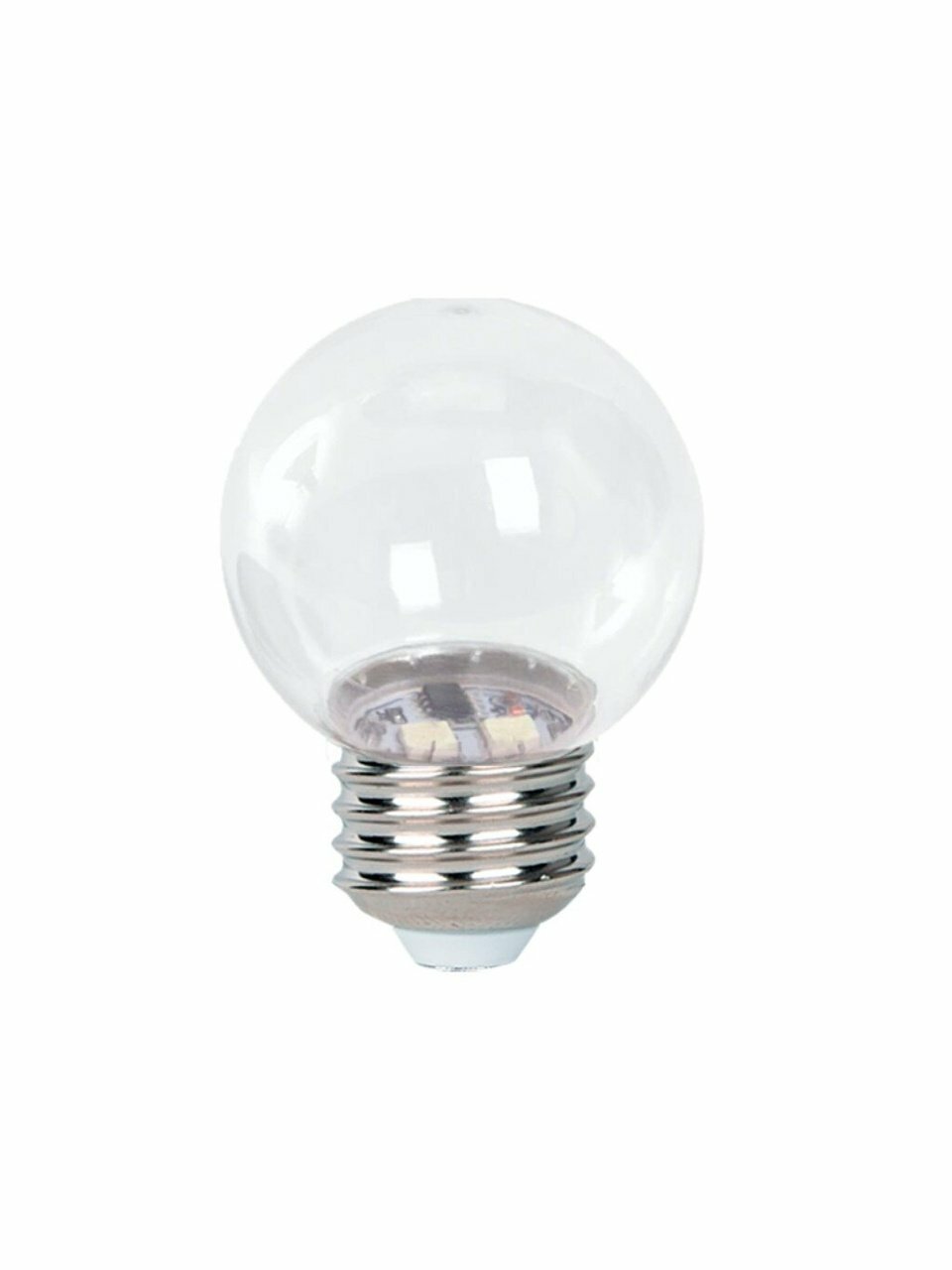 Лампа светодиодная JazzWay PLED-ECO E27 3 Вт шар 2700 К теплый белый свет для дома и люстры