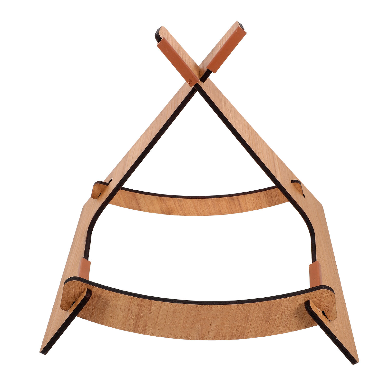 Подставка для гитары, подставка для бас-гитары, напольная подставка (цвет орехового дерева, размер XL, для электрогитары, бас-гитары, пипы, скрипки)