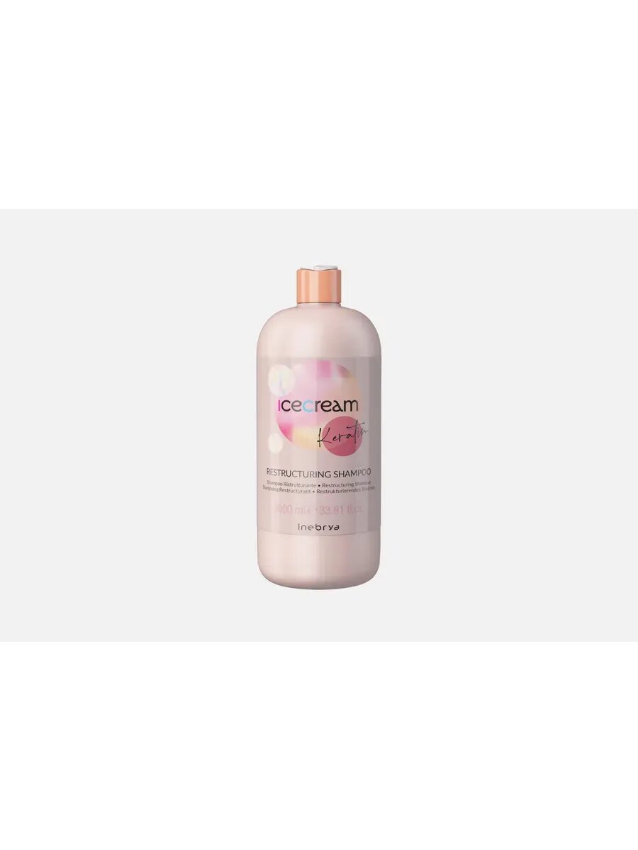 INEBRYA ICE CREAM KERATIN Укрепляющий шампунь укрепля 1000мл