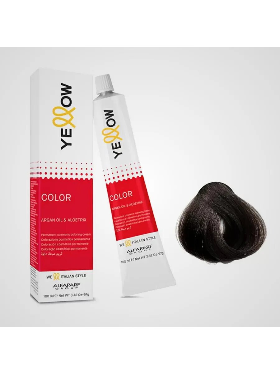PROFESSIONAL Ye Color Permanent Coloring Cream Краска 100 мл