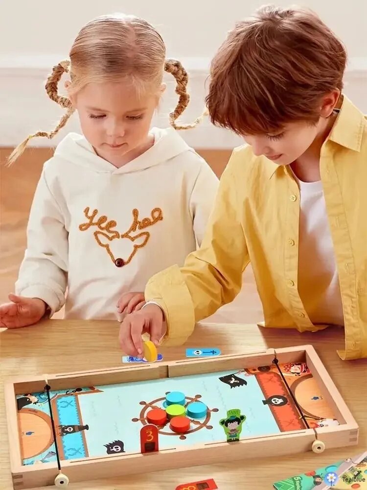Настольная игра для детей 10 в 1 Картонный настольный игровой набор для двоих — фото 1