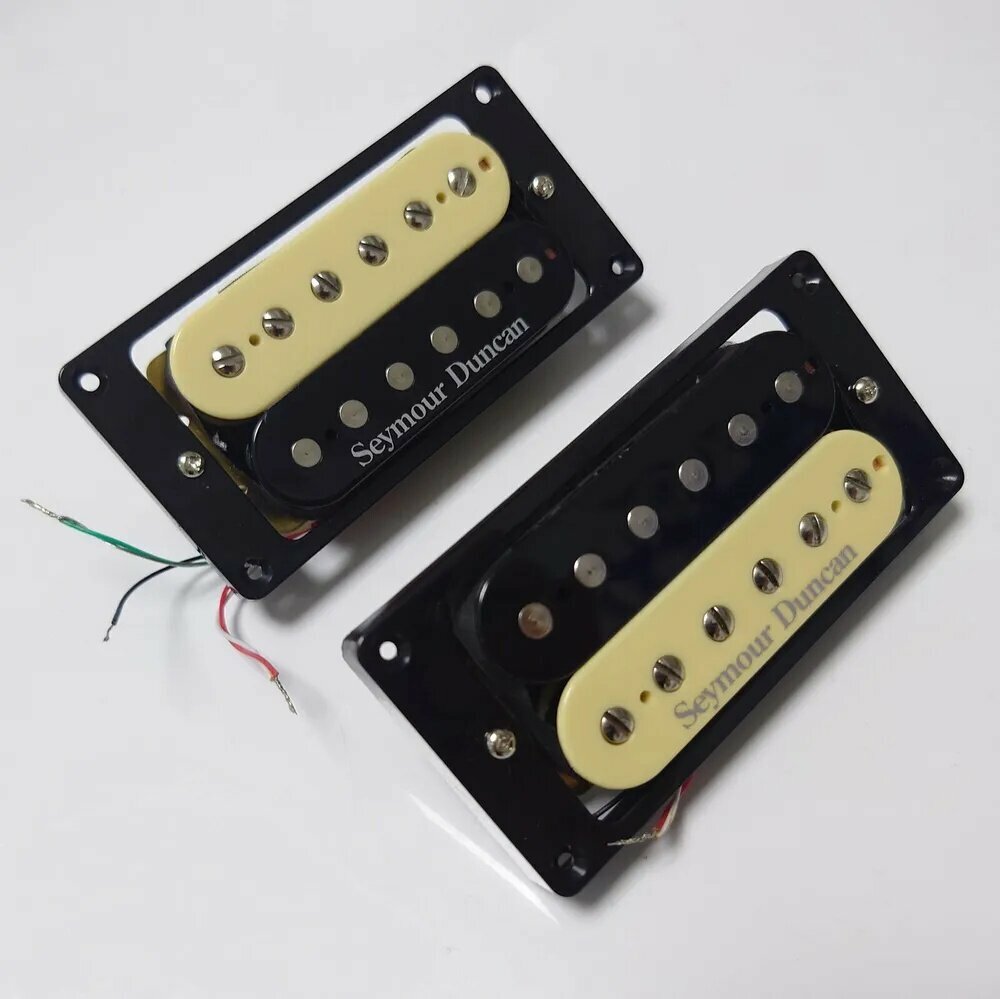 Звукосниматель Seymour Duncan Humbucker SH1N SH4 Звукосниматель для электрогитары 4C 1V1T Жгут проводов Белый/черный/Zebra Аксессуары для гитары