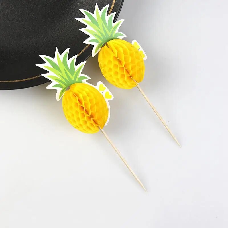Ананасы на палочках Ataozhekou, 20шт, Цвет: 20pcs1