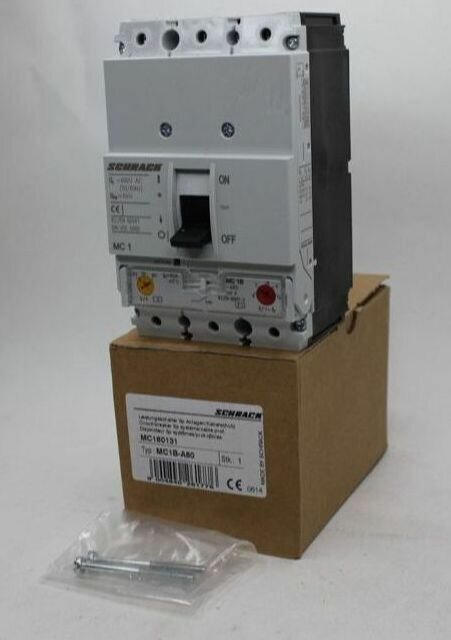 MC180131 Автоматический выключатель Type A 3-pole 25kA 80A- Schrack