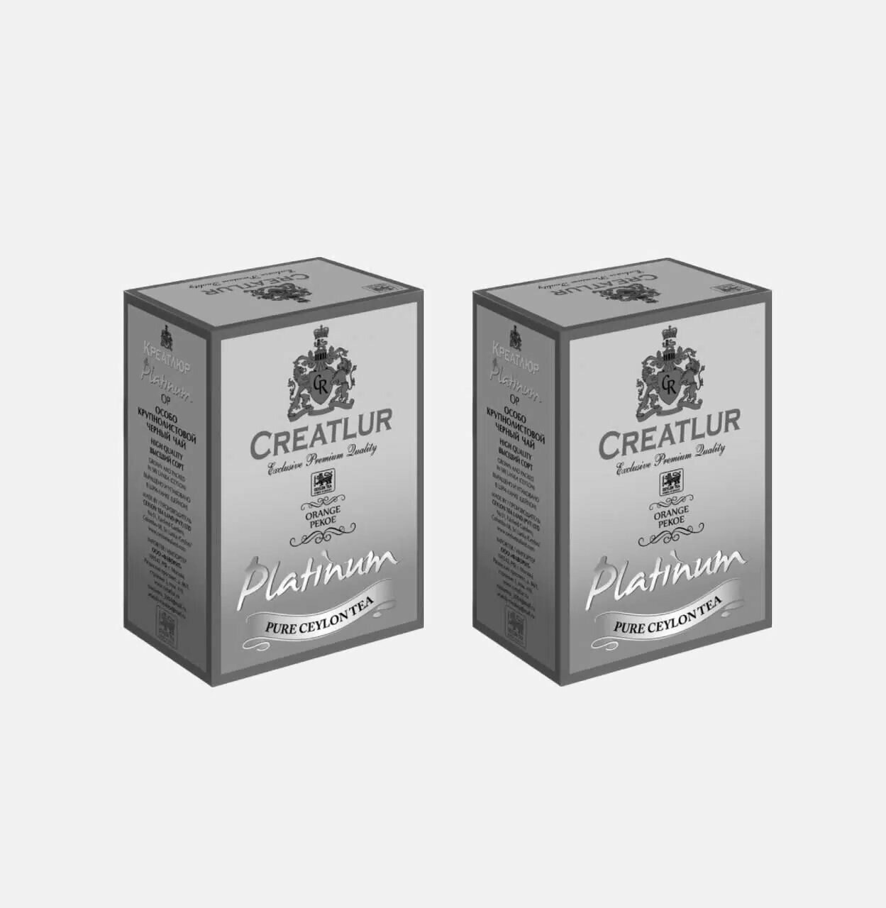 Чай Черный Крупнолистовой Creatlur Platinum Orange Pekoe, 250г 2шт