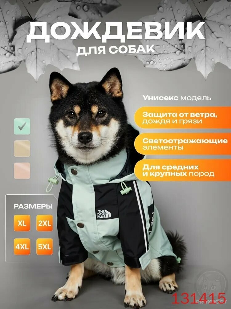 Одежда для животных(мятный Красивый цвет M463)