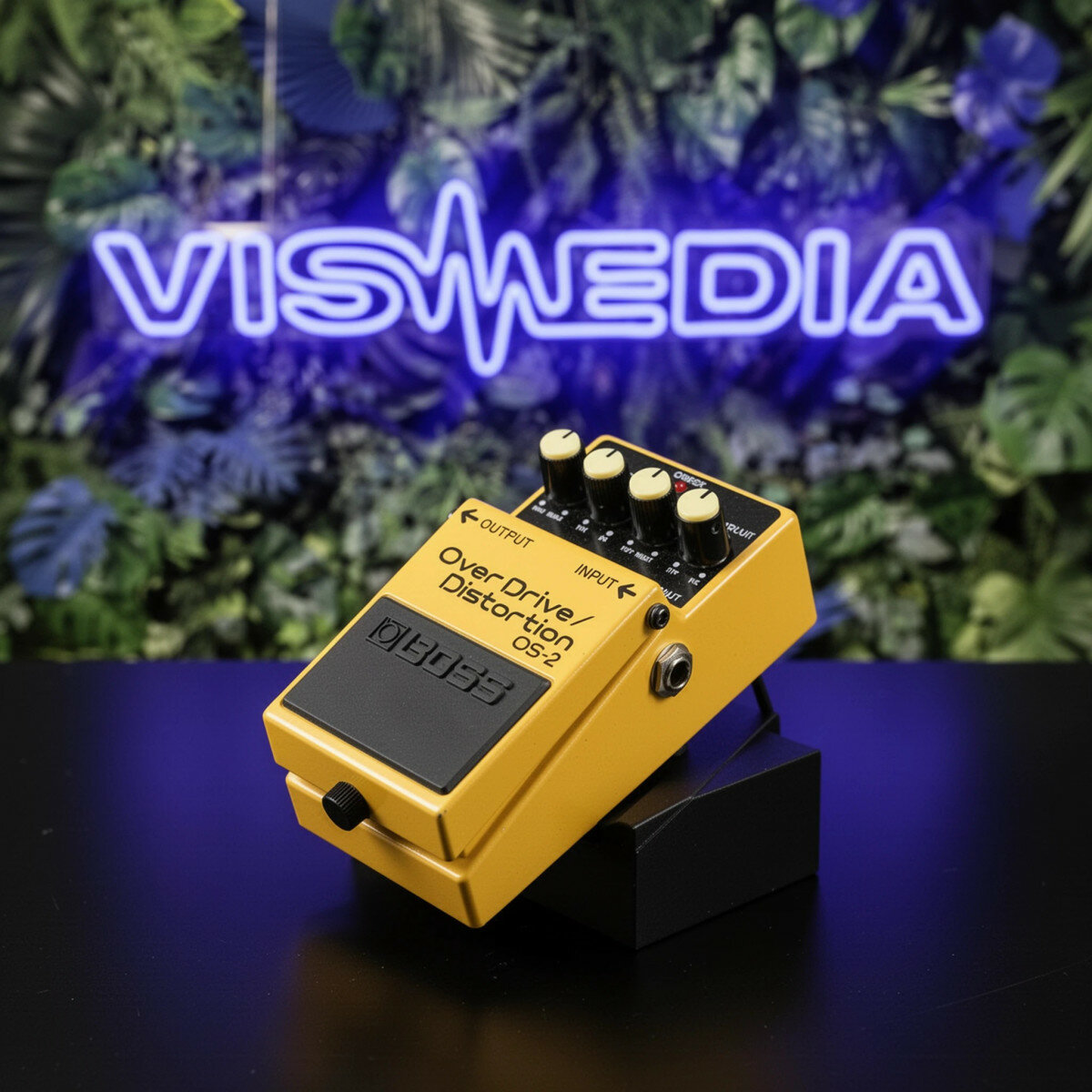 Педаль эффектов Boss "OS-2", для бас-гитары и электрогитары, овердрайв