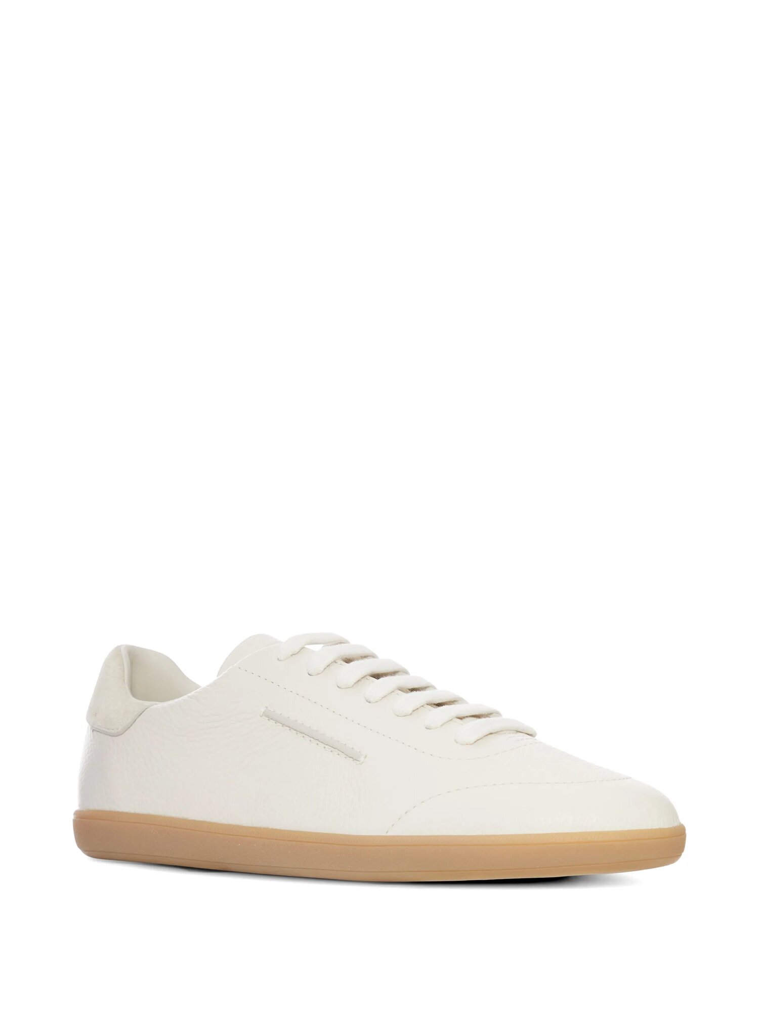 Кроссовки Ermenegildo Zegna Grained-leather sneakers, размер 41, разноцветный — фото 1