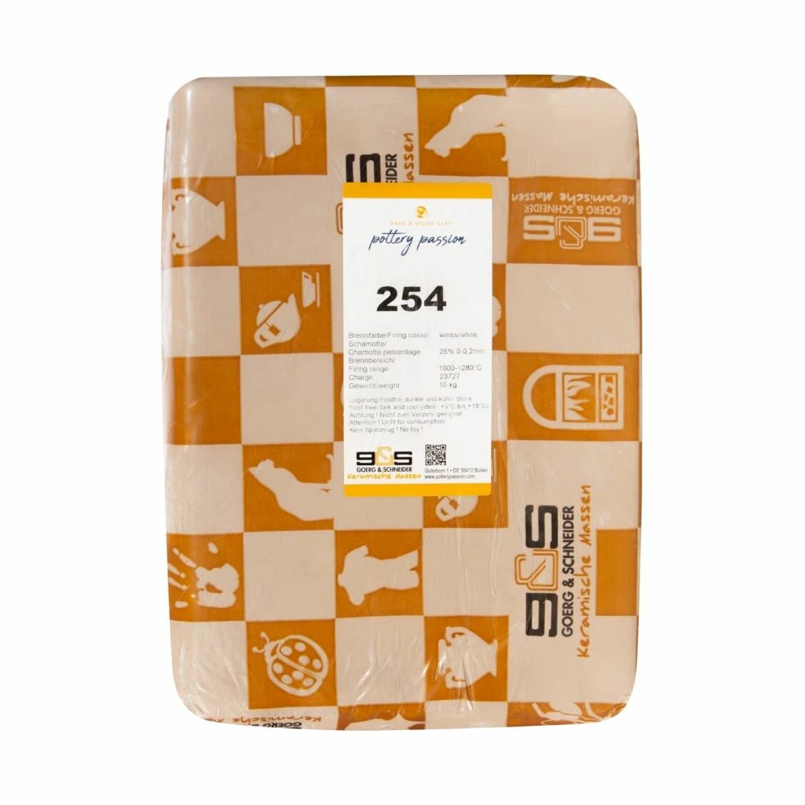 Глина 254 GOERG & SCHNEIDER, 2кг