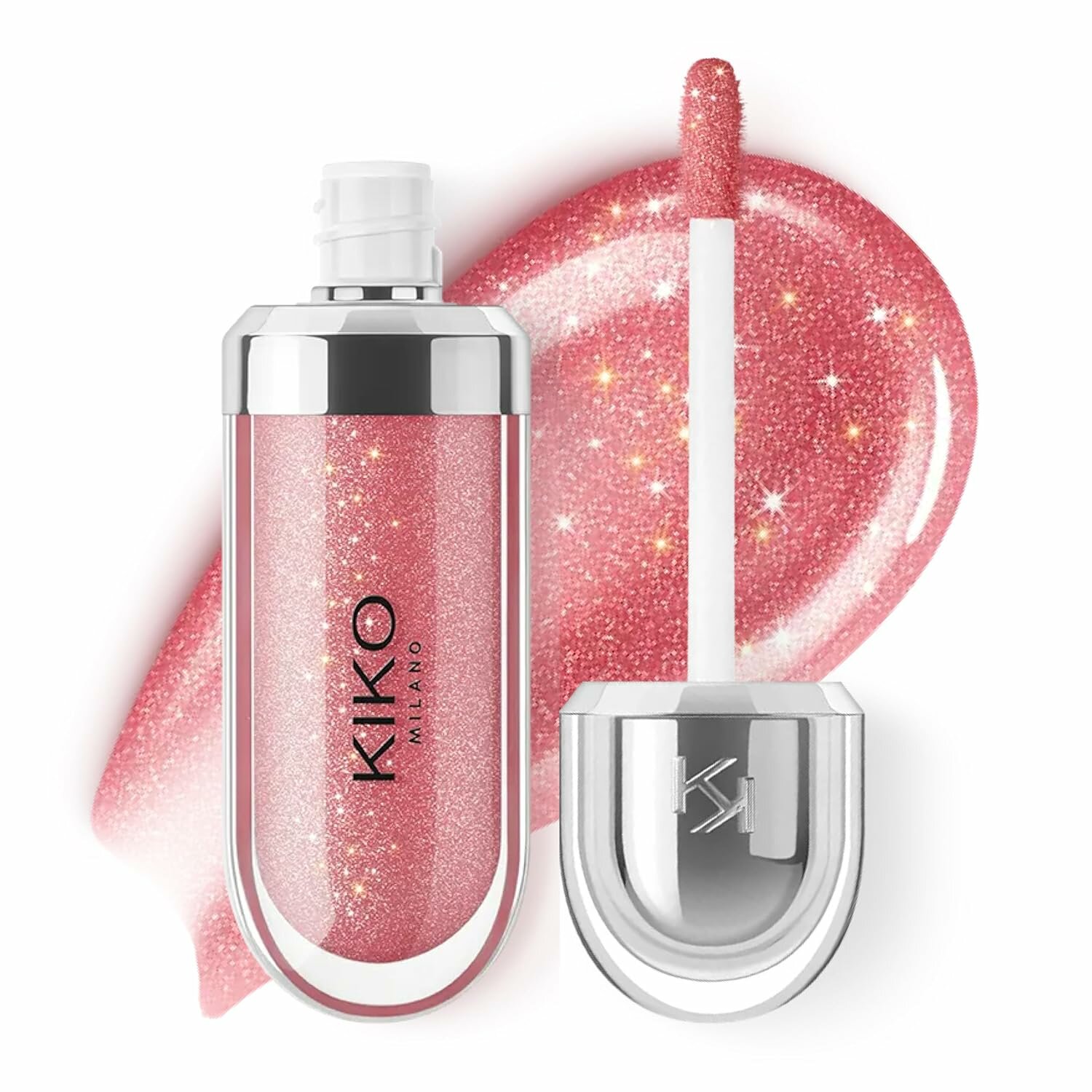 Блеск для губ KIKO Milano 3D Hydra – сияющий, увлажняющий, придающий объем, нелипкий, питательный.