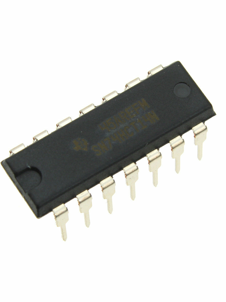 Микросхема 74HCT14N, DIP14, Texas