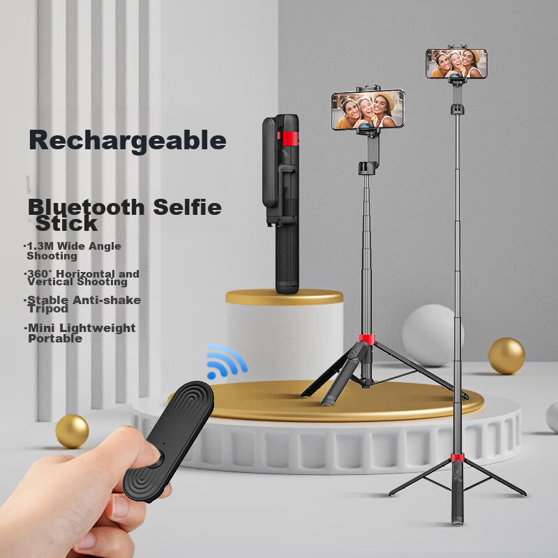 Weifeng WF-K02 универсальный штатив-самопис для смартфона с Bluetooth, анти-дрожание, подставка для стриминга с
