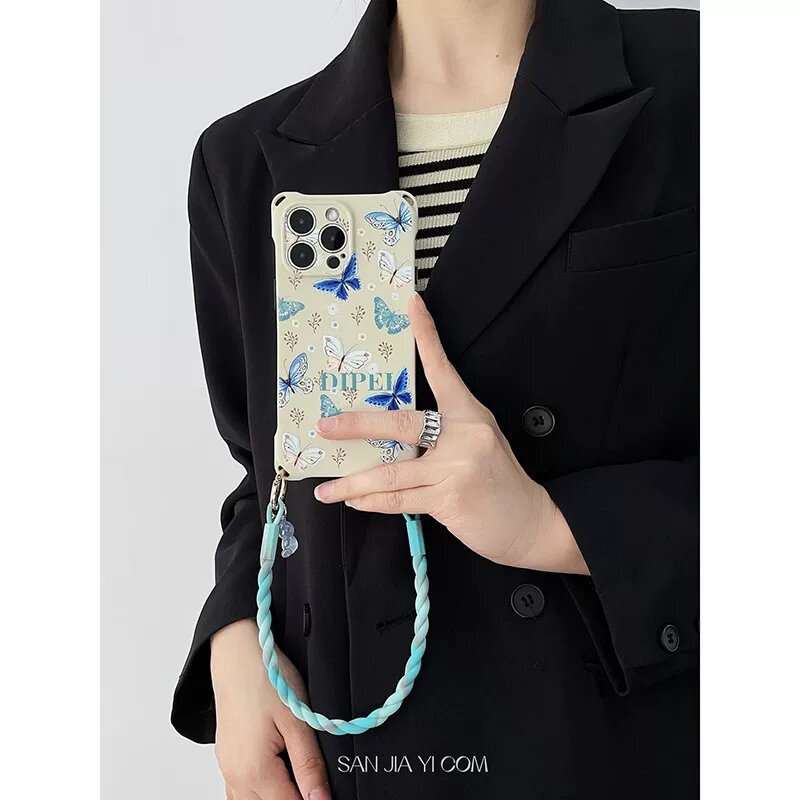 Huawei P60 Art Четырехдырочный Чехол с Короткой Лентой - Защитный Чехол