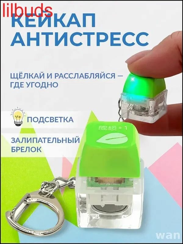 Эксклюзивный антистресс кейкап брелок