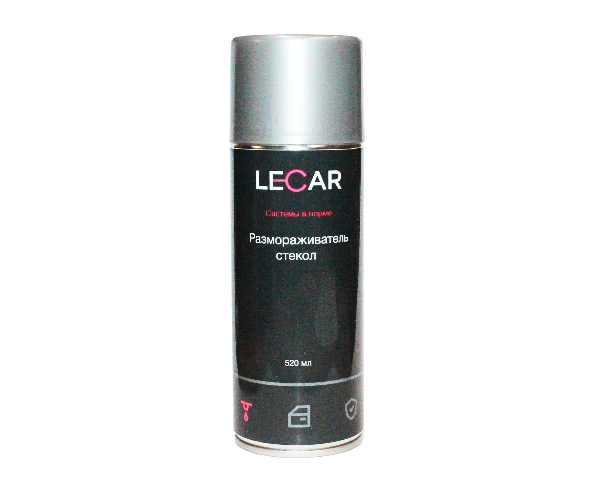 Размораживатель стекол, аэрозоль, 520 мл / LECAR / LECAR000010511