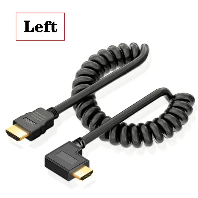 AXONUS Кабель-переходник HDMI Mini/Micro HDMI 2 метра A-A Left
