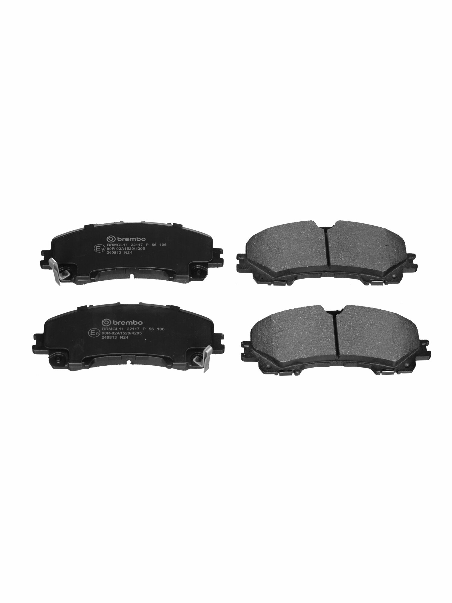Колодки тормозные дисковые передние BREMBO (P56106) Prime Low-Met