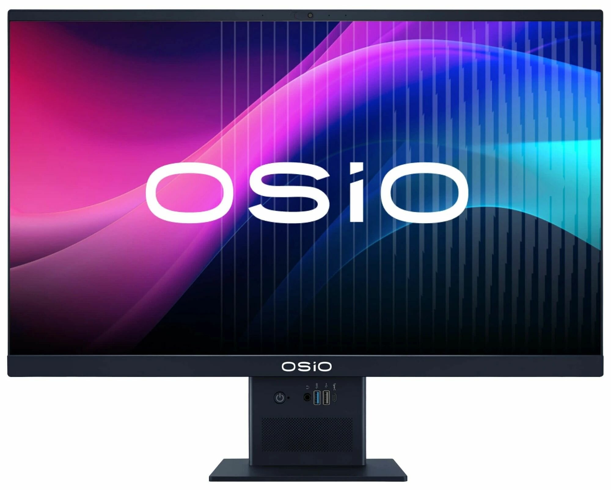 Моноблок OSiO BaseLine B240i, Windows 11, IPS, 23,8", 4 ядра, 8ГБ, синий