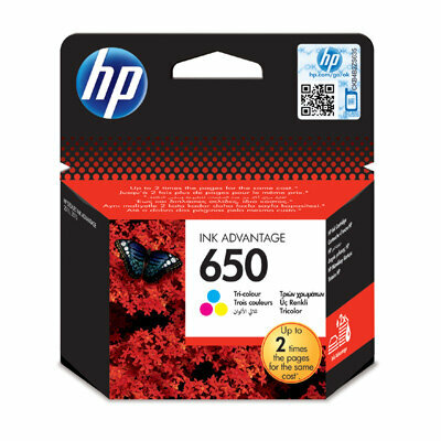 Картридж струйный HP 650 CZ102 цв. для DJ Ink Advantage 2515/3515, 267181