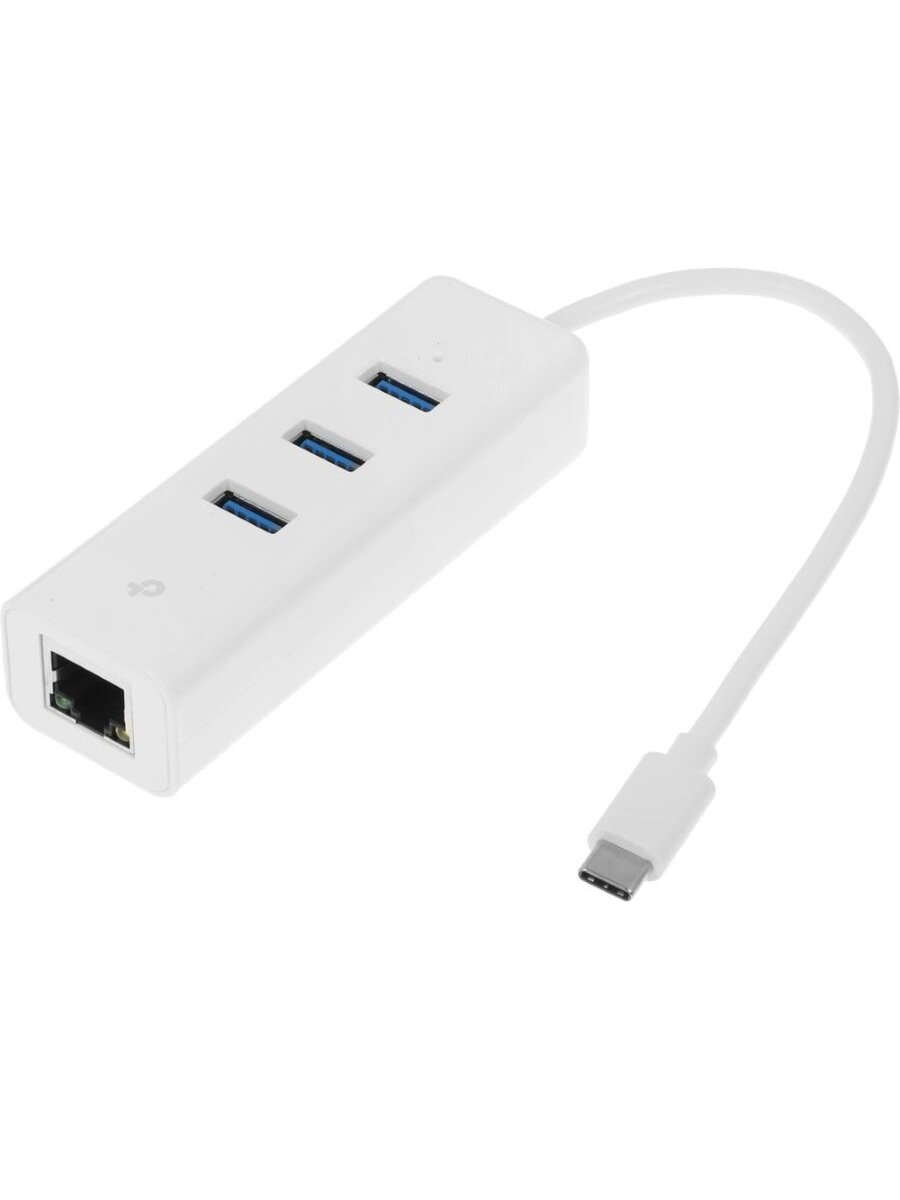 Концентратор TP-LINK UE330C 3-портовый и гигабитный адаптер USB Type-C