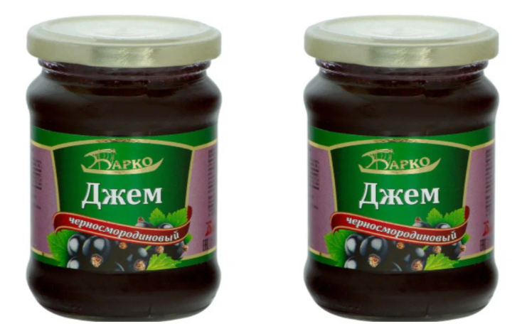 Джем черносмородиновый Барко, 320 гр, 2 шт