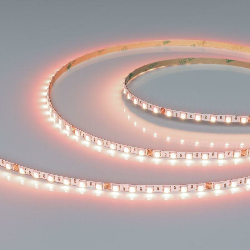 Лента светодиодная RT-H96-5mm 24В RGBW-White-4-in-1 10Вт/м IP20 узкая (уп.5м) Arlight 058433