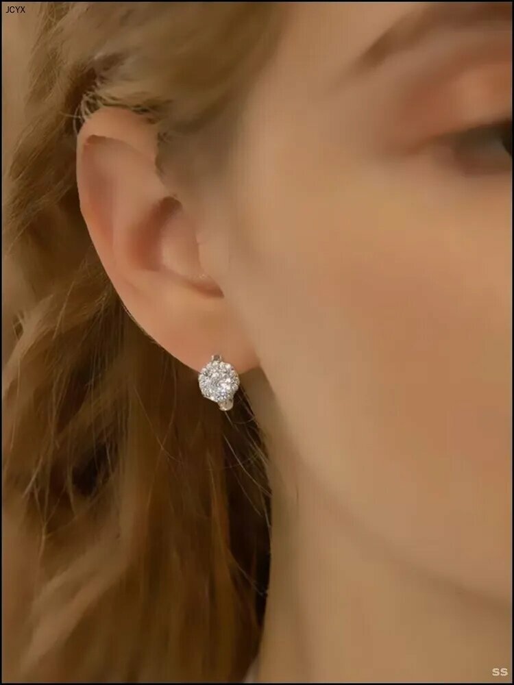 Серьги, серебро — фото 1