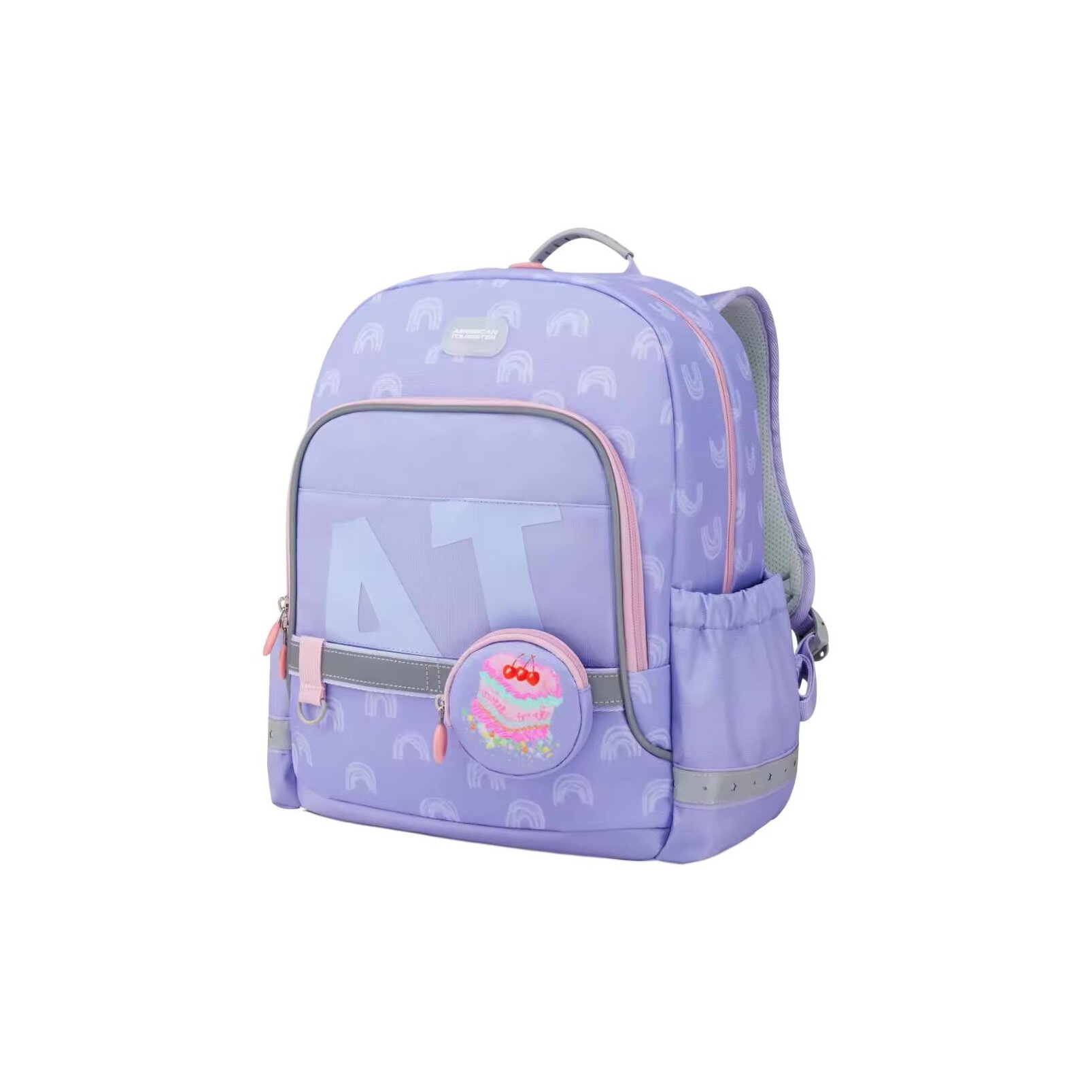 Сумка American Tourister, фактура стеганая, фиолетовый — фото 1