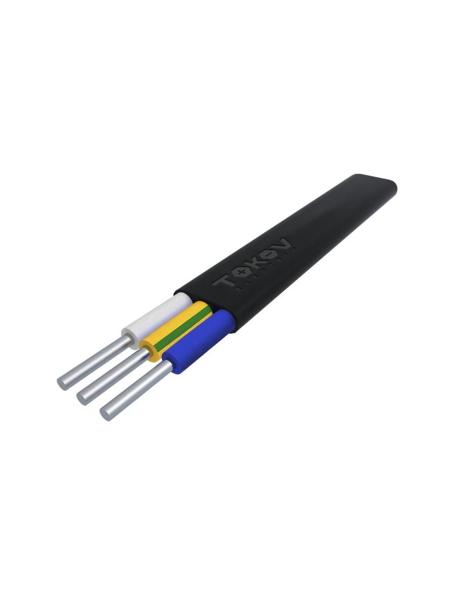 Кабель TOKOV ELECTRIC АВВГ-пнг(А)-LS 3х6 ОК (N PE) 0.66кВ (уп.100м) 00-00036352
