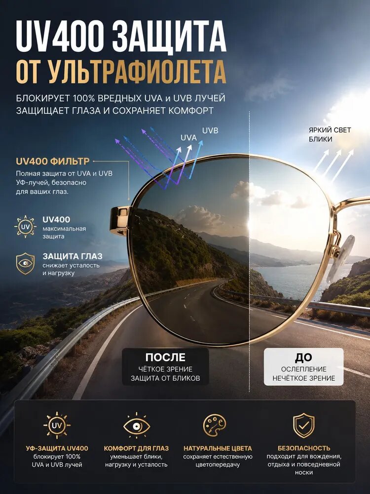 Очки солнцезащитные — фото 1
