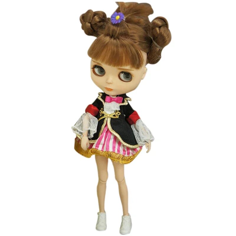 Комплект одежды для кукол Blythe синего цвета