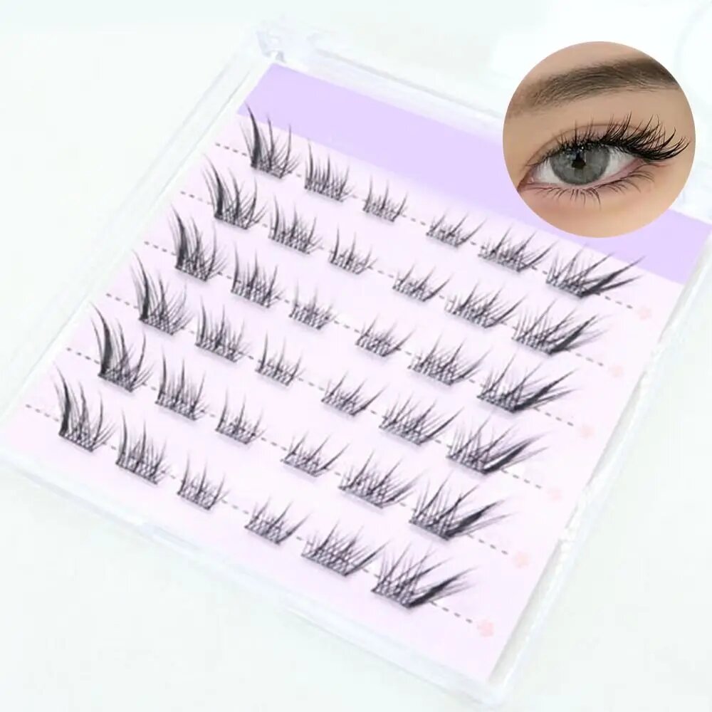 Самоadhesive false eyelashes 3D cat eye — фото 1