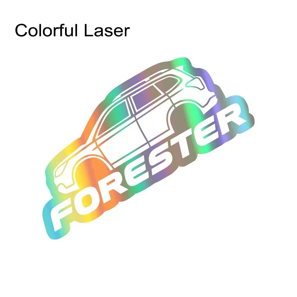Премиальные Виниловые Наклейки Для Subaru Forester SH SJ SG SK SF SG5 SF5 2013-2019, Colorful Laser