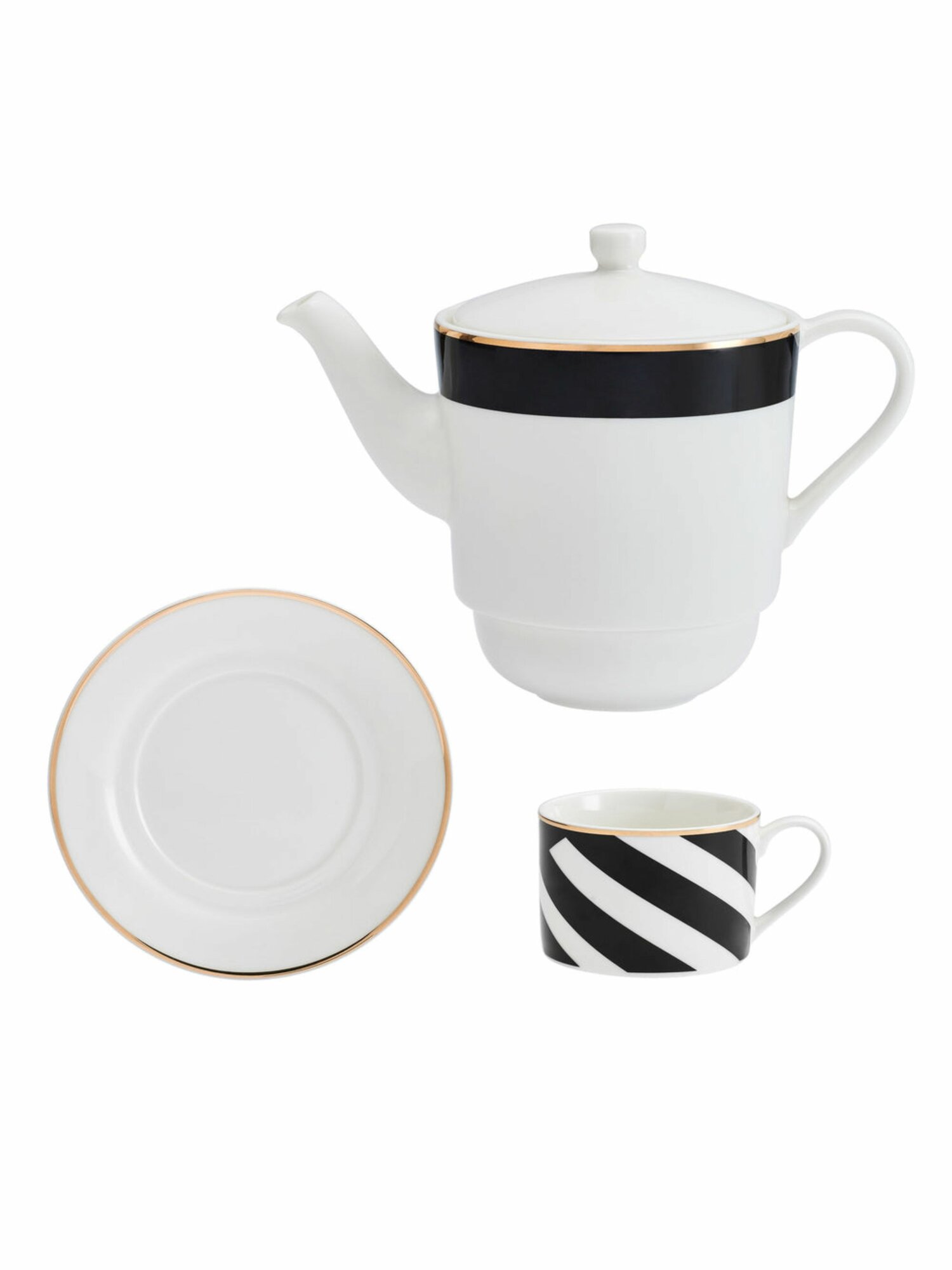 Kitchen Craft чайный набор 3 предмета серия FOR ONE Mikasa Luxe Deco фарфор