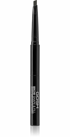 Карандаш для бровей GOSH COPENHAGEN Brow Shape & Fill, серо-коричневый