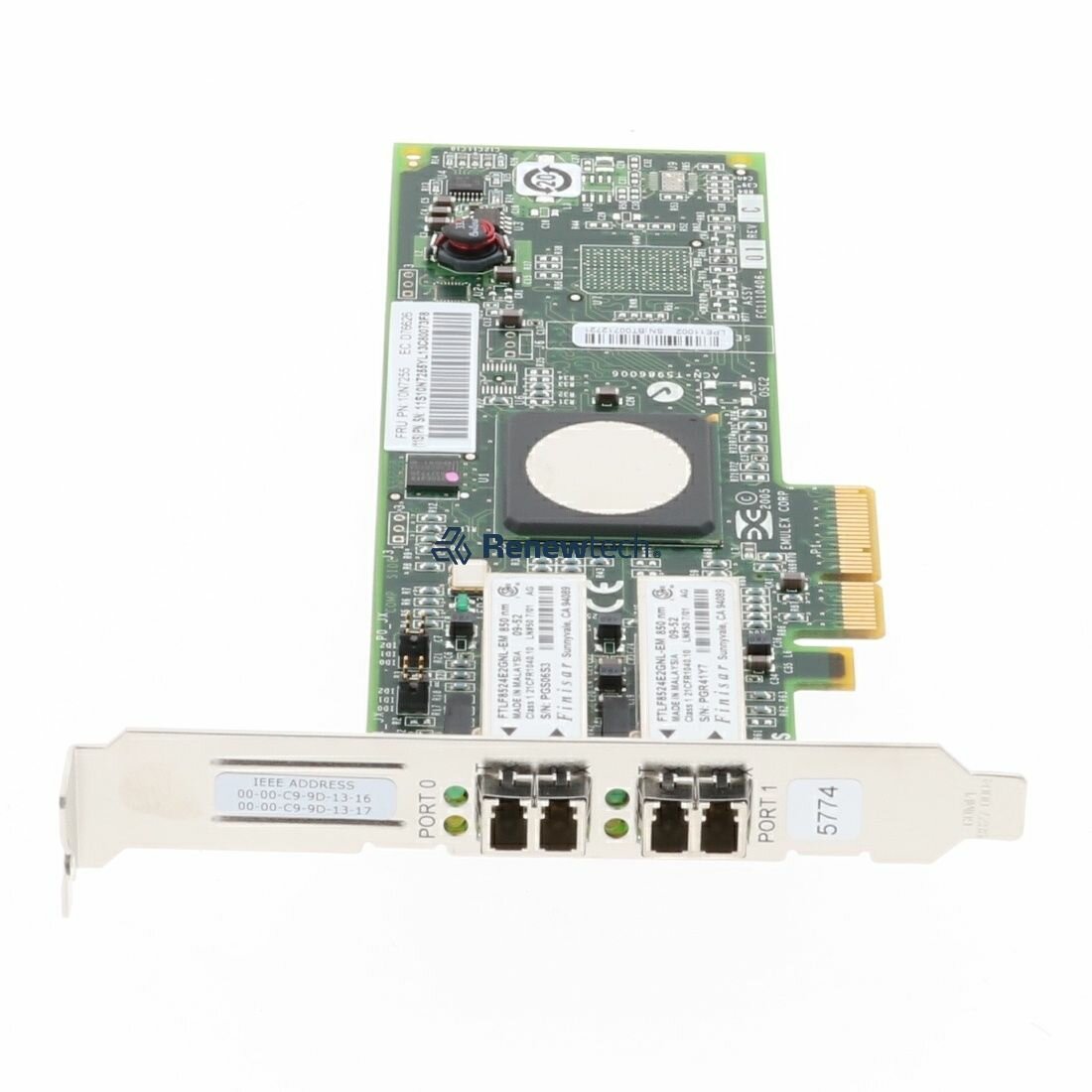 Сетевой адаптер IBM 4Gbps 2-Port PCIe (x4) Fibre Channel Adapter CCIN 5774