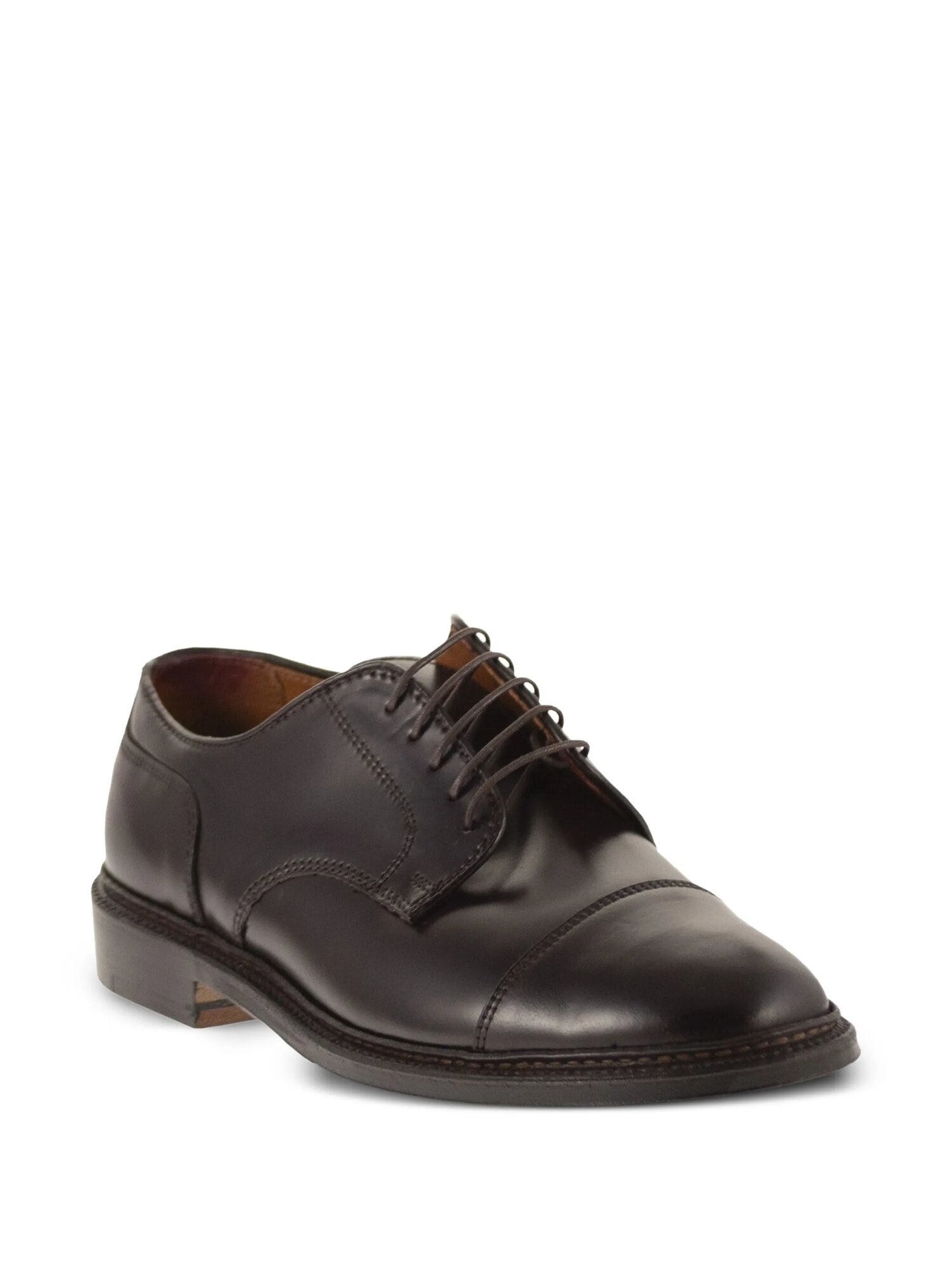 Туфли Alden Cap-toe leather derby shoes, размер 9.5, brown — фото 1