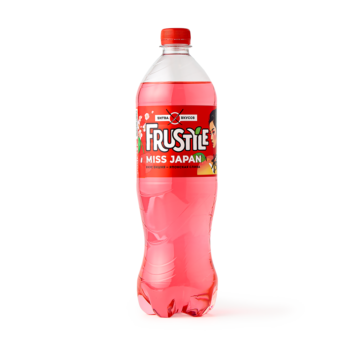 Напиток Frustyle "Японская слива", газированный, 1 л, 1 упаковка