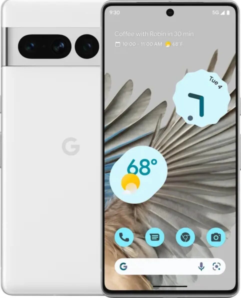 Смартфон Google Pixel 7 Pro 5G 128GB (12GB RAM) US Snow (белый)