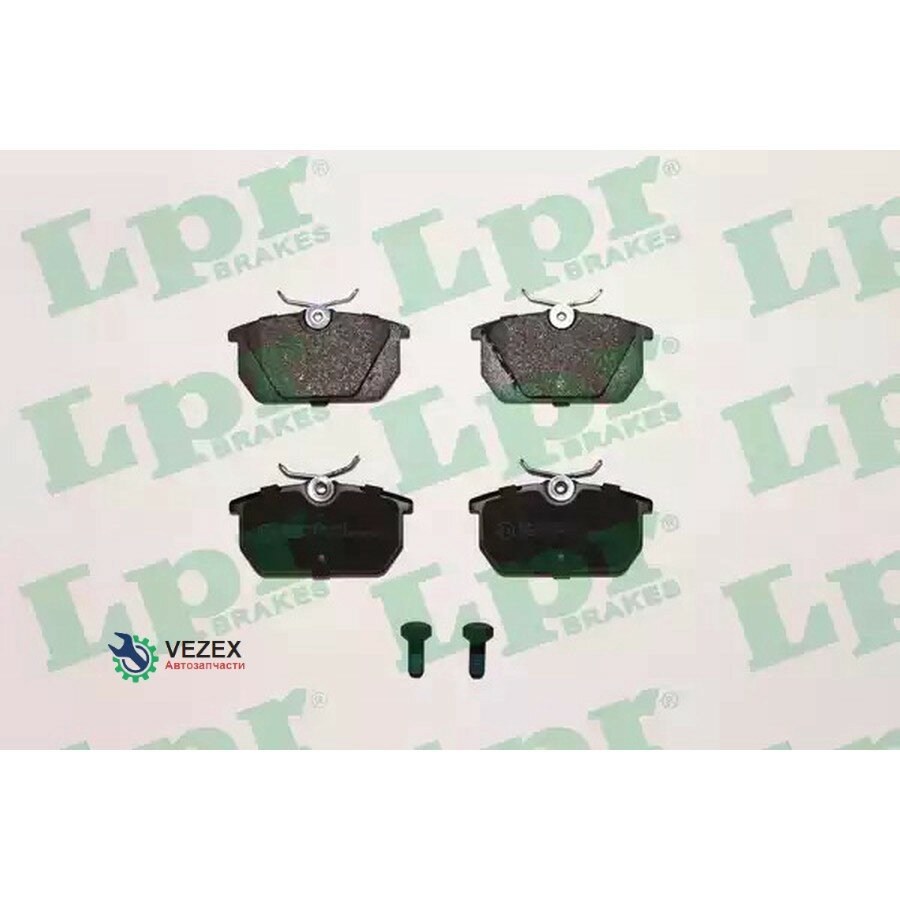 LPR 05P101 Колодки тормозные дисковые, комплект