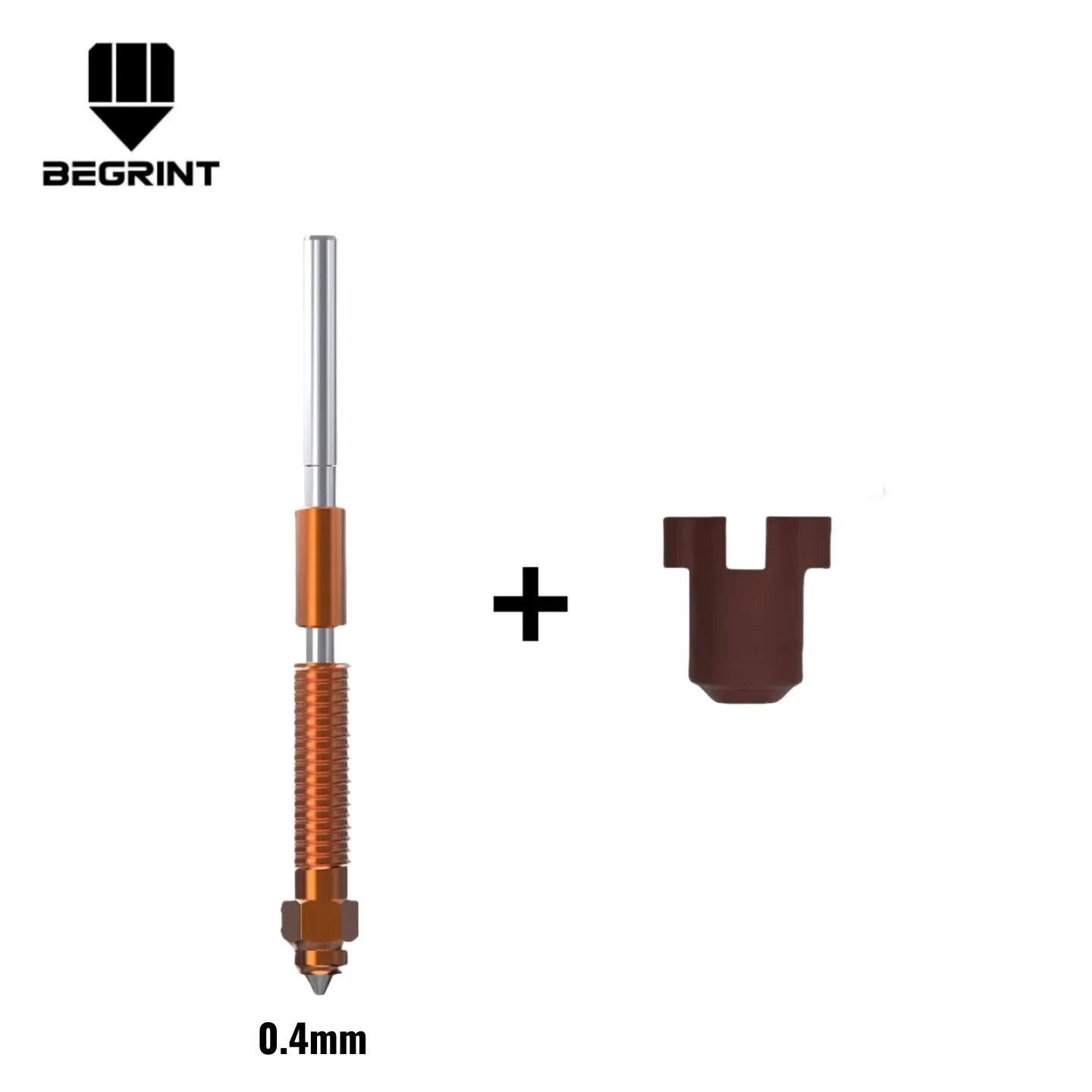 Комплект хотэнд LIMTS для Creality K1 0.4мм 0.4 Nozzle With sock
