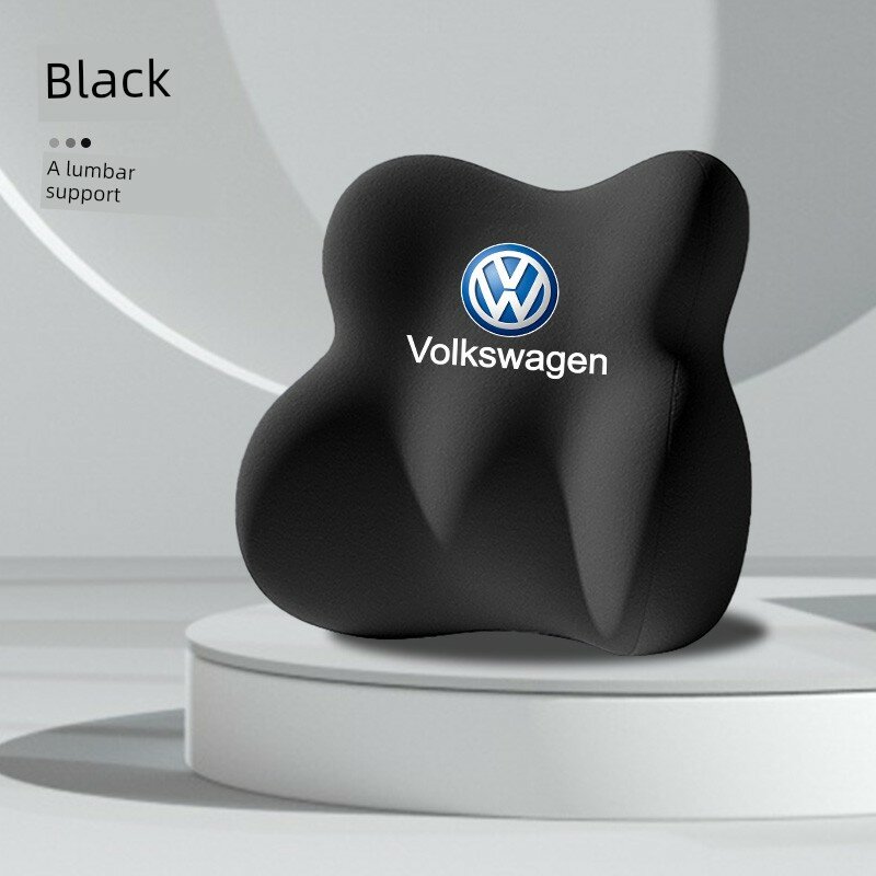 Премиум-пенополиуретановая подушка для поясницы автомобиля Volkswagen ID3/ID4/CROZZ/ID4X, черная